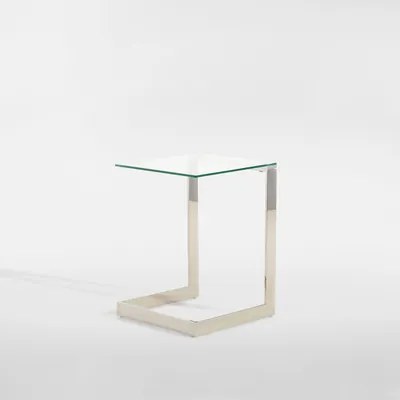 Skleněný odkládací stolek ESQUITE