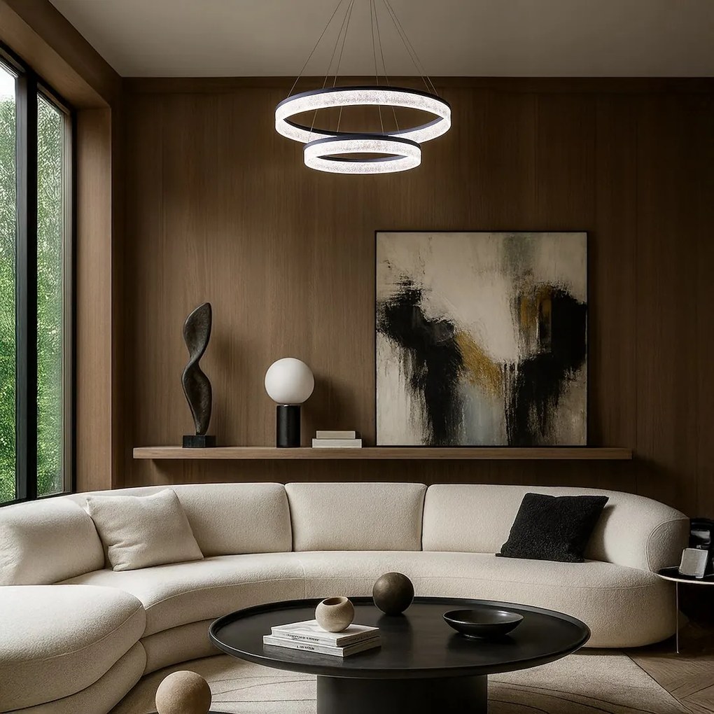 Závěsné LED svítidlo Gala, 2x LED 54w, 4000k, s