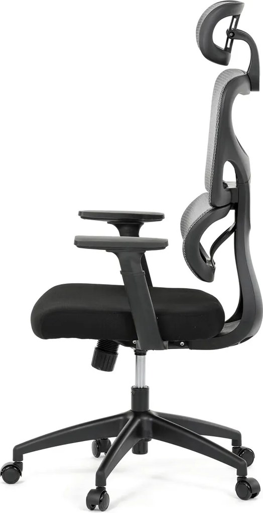 Ergonomická kancelářská židle LEXON - šedá síťovina