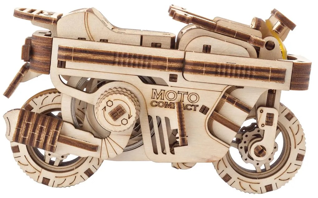 Ugears 3D dřevěné mechanické puzzle Skládací skútr