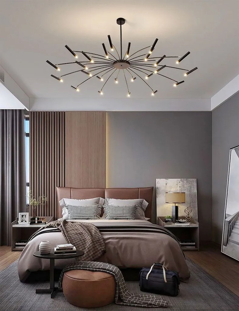 Toolight Toolight, stropní lampa 15xG9 APP1196-15CP, černá, OSW-40113