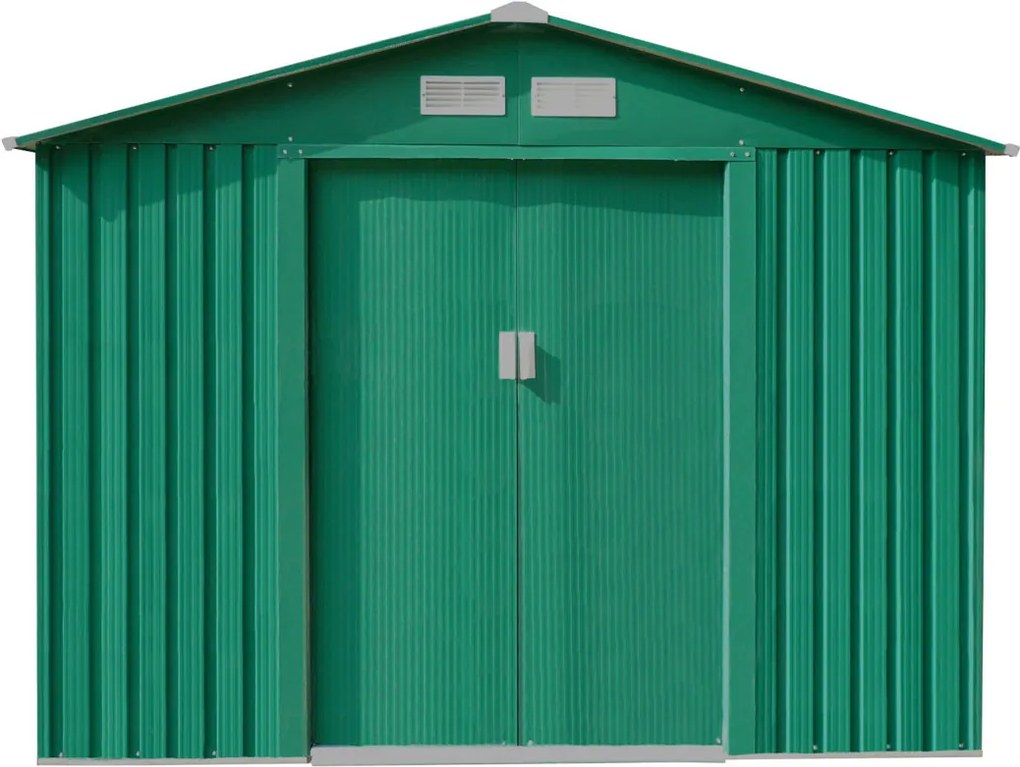 G21 Zahradní domek GAH 580 - 251 x 231 cm, zelený