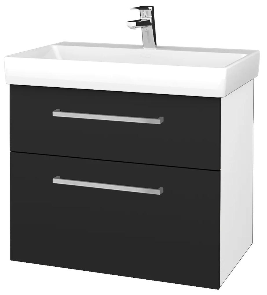 Dřevojas Koupelnová skříň PROJECT SZZ2 70 Varianta: N01 Bílá lesk / Úchytka T01 / IND Individual