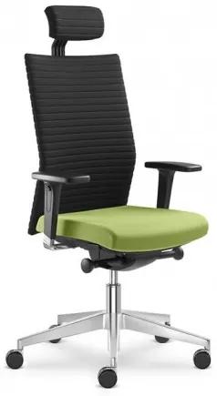 LD seating Kancelářská židle ELEMENT 430-SY-HO BR-207 područky výškově stavitelné černé tvrdé