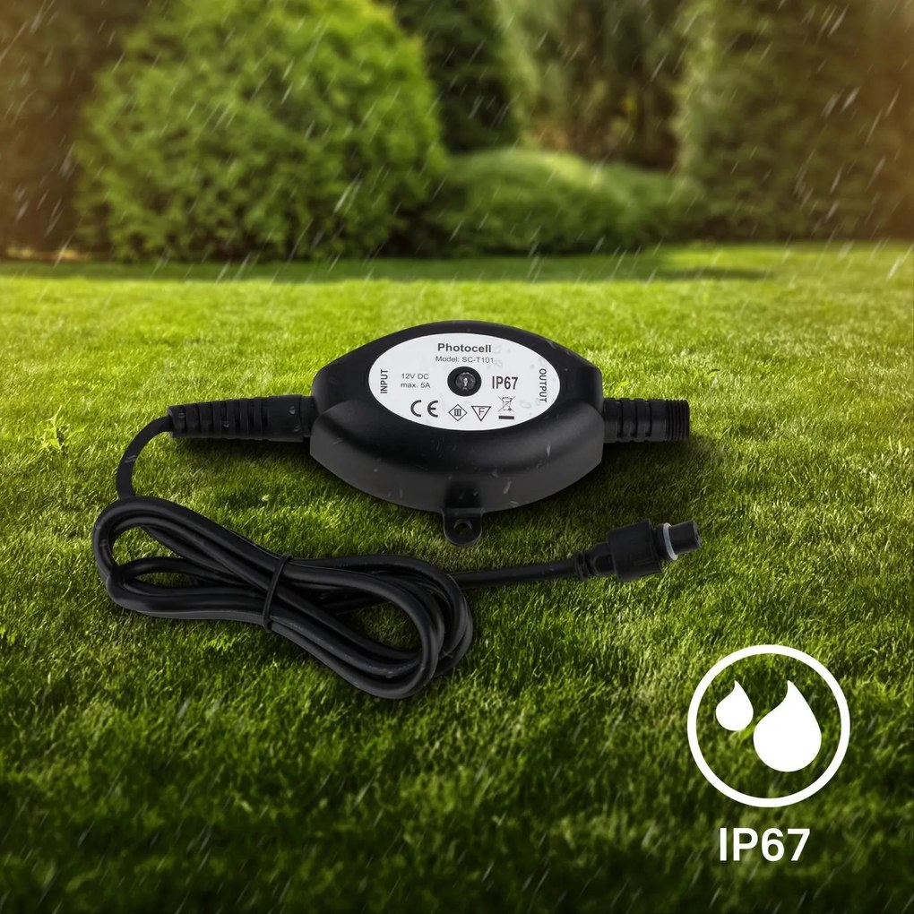 BRI 3921015 CONNECT TO SHINE soumrakový senzor se spojkou, IP67 - BRILONER