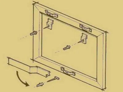 Zámek na obrazy (Basic T-Screws) Sada