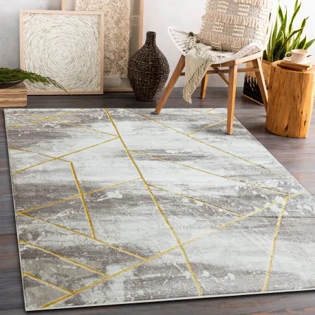 koberec CORE 1818 Geometrický Strukturální, dvě úrovně rouna, slono velikost 240x330 cm | krásné koberce cz