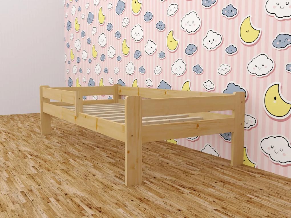 Vomaks Dětská postel DP 012 se zábranou Rozměr: 80 x 160 cm, Barva: moření dub