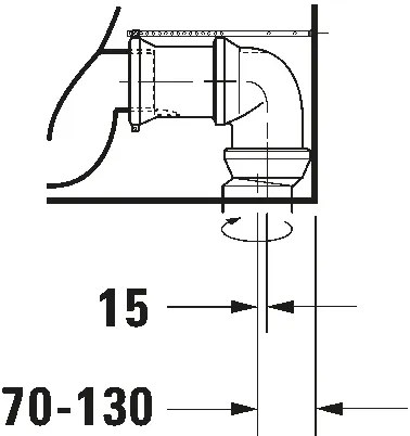 Duravit 21180900002 - WC kombi D-CODE keramika/lesklá bílá
