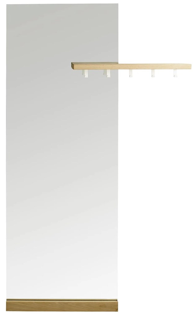 Bolia designová zrcadla Shift Mirror Rectangular Coatrack