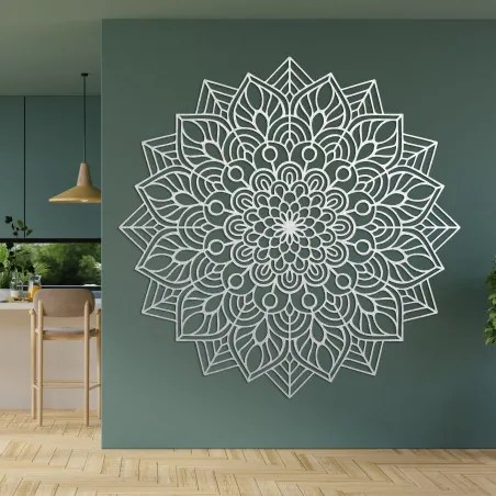 Dřevěná mandala na zeď harmonická energie I SENTOP PR0319-A