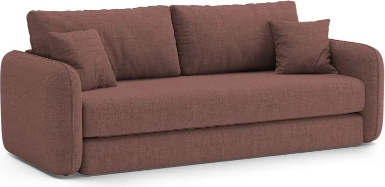 Tmavě růžová rozkládací pohovka 225 cm Dormi – Micadoni