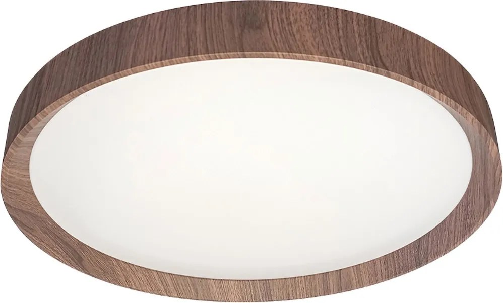 Stropní LED svítidlo Forest, 1x LED 24w, 4000k, (fi 39cm), imitace dřeva