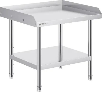 Pracovní stůl z nerezové oceli 61 × 71,1 cm Komerční restaurace na přípravu jídla