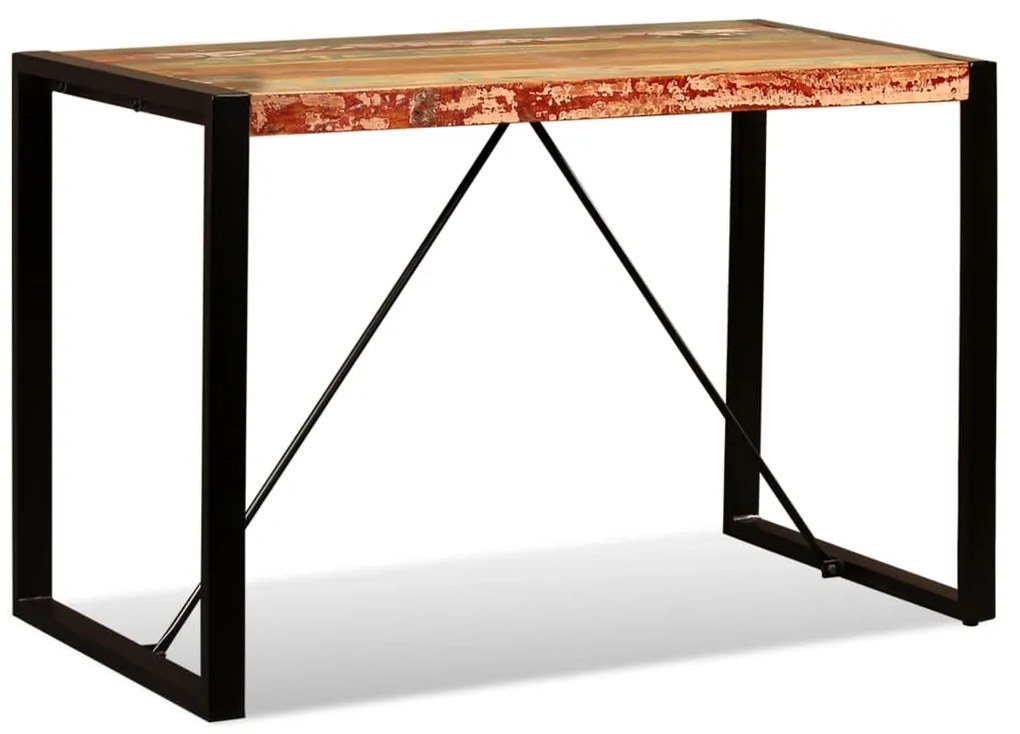 Jídelní stůl masivní recyklované dřevo 120 cm,  243998