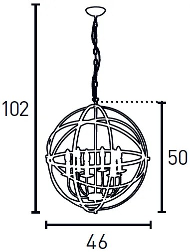 Searchlight ORBIT 2474-4AB