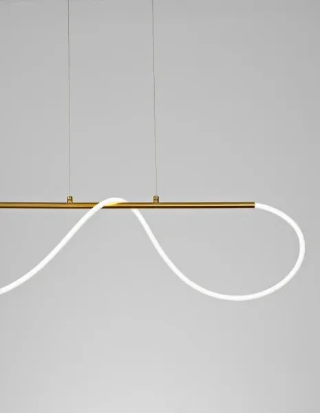 LED lustr Tiriac 90 zlaté