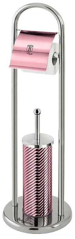 BERLINGERHAUS WC sada nerez I-Rose Edition 80 cm BH-6547