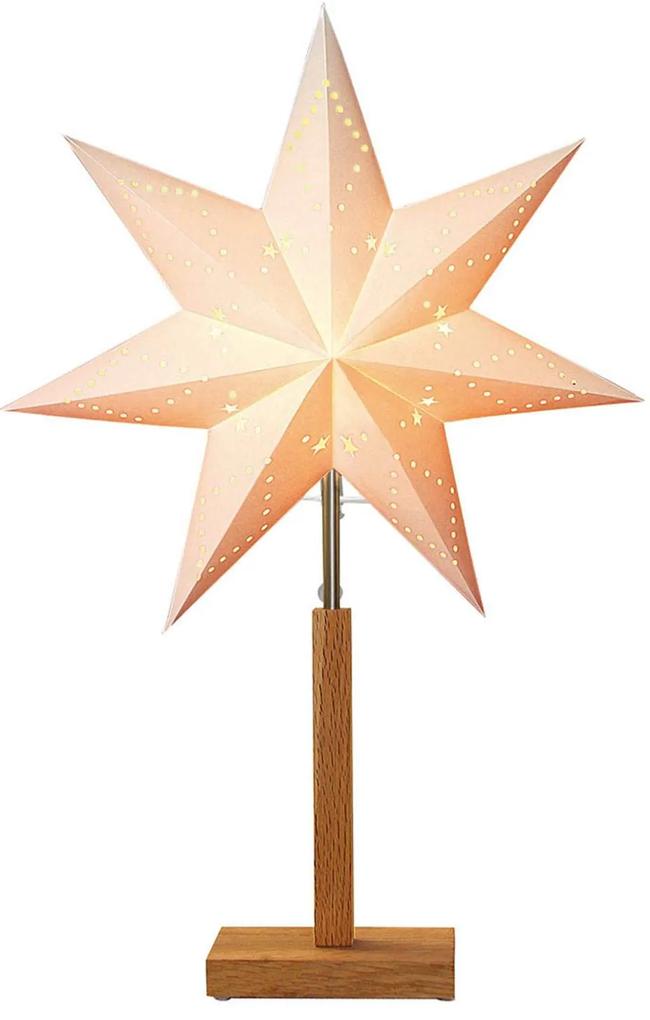 Karo - stojákové světlo se vzorkem hvězdy 70 cm