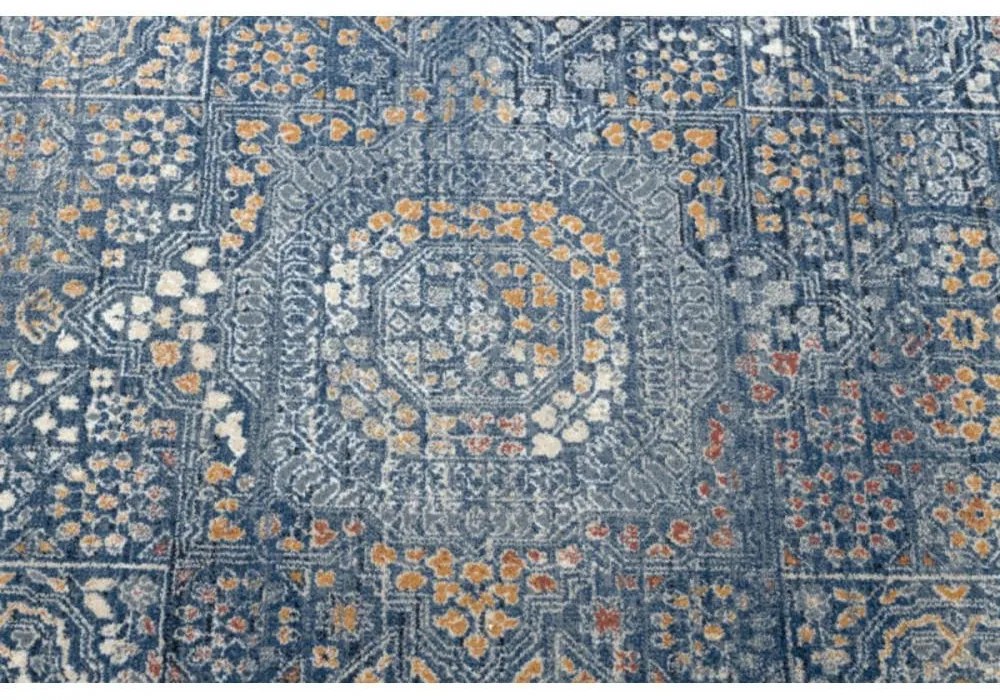 Vlněný kusový koberec Hamid modrý 200x300cm