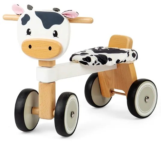 Bigjigs Toys Odrážedlo kravička