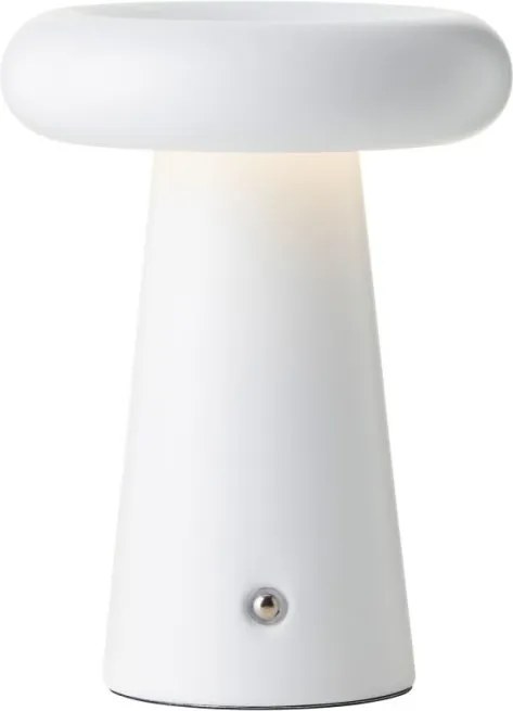 Brilliant G40895/75 Venkovní AKU stolní lampa MUFFIN matná bílá USB-C