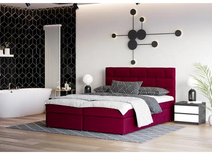 Moderní čalouněná postel do ložnice WALL STREET VII