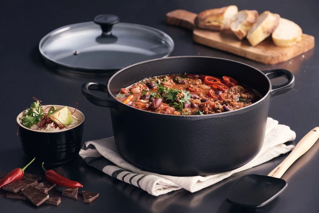 Kuchyňská naběračka Le Creuset mini černá