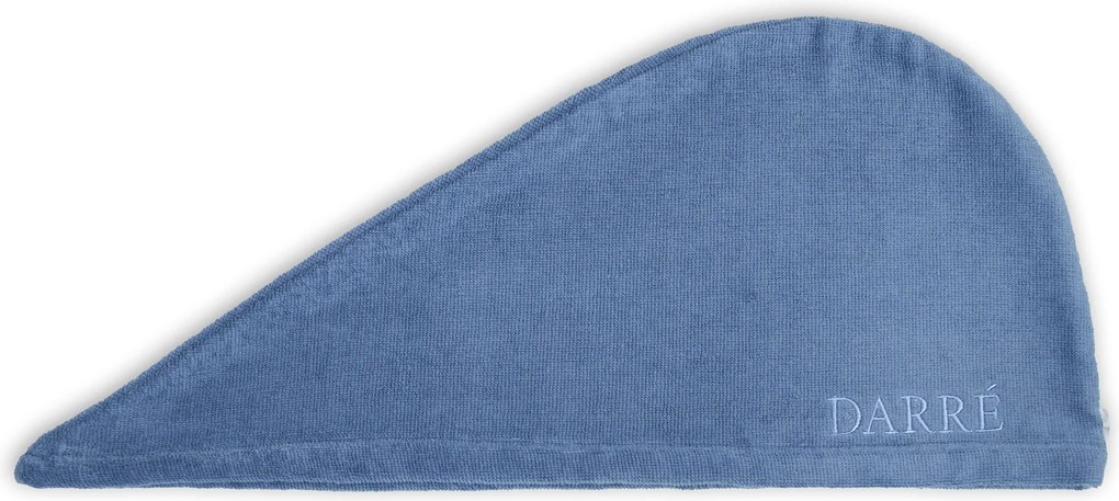 Bavlněný froté turban do sauny a wellness Comfort tmavě modrý