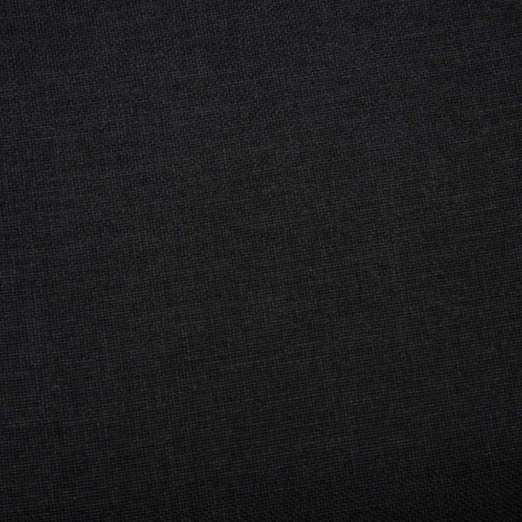 Lavice s úložným prostorem 116 cm černá polyester 281323