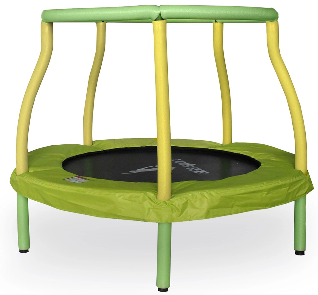 Aga Dětská trampolína 116 cm Green/Yellow