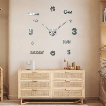 Moderní, designové nalepovací nástěnné hodiny | SENTOP 12S007-12S033