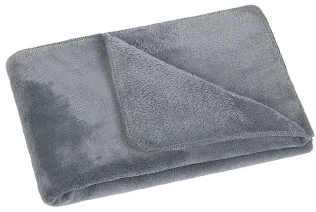 Bellatex Přikrývka Korall micro 75x100 cm Šedá