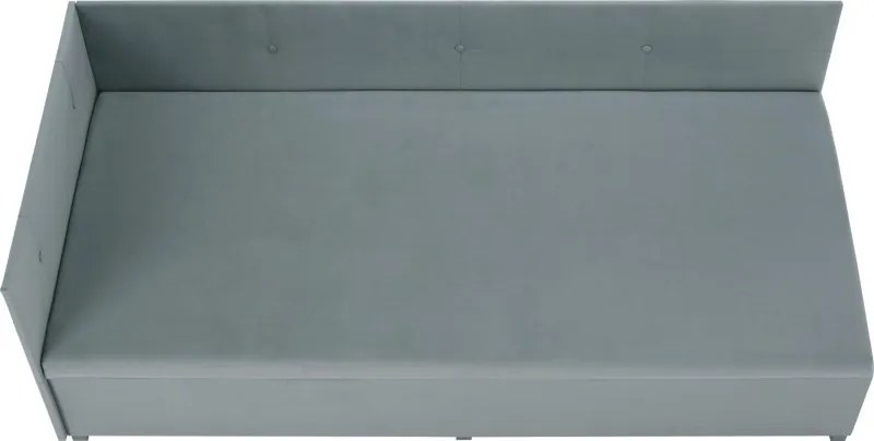 Válenda AURIA UNI 90x200 s úložným prostorem, mentolová Trinity 21 Kondela 0000395668