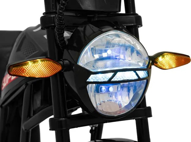 Elektrická motorka SUPERMOTO černá