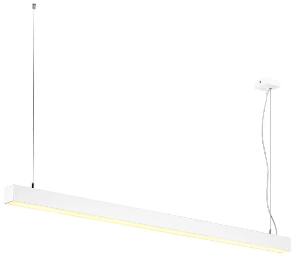 BIG WHITE Q-LINE SINGLE LED závěsné svítidlo, 1500mm, bílá 1001307