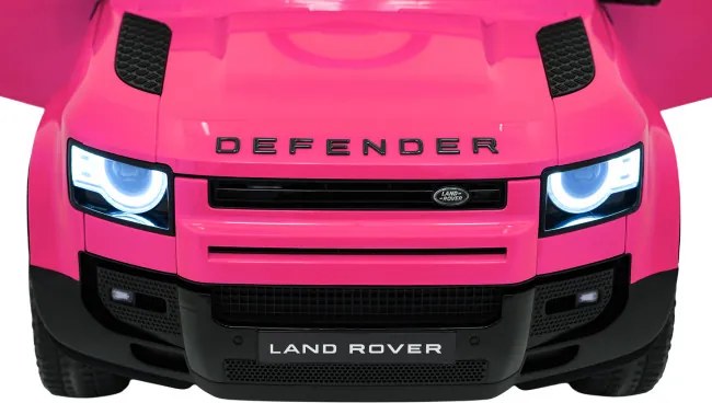Elektrické autíčko Land Rover Defender růžové