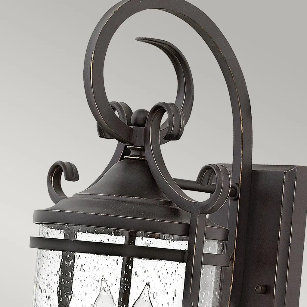 Rustikální venkovní lucerna Elstead Casa 2x E14 staročerná 54 cm