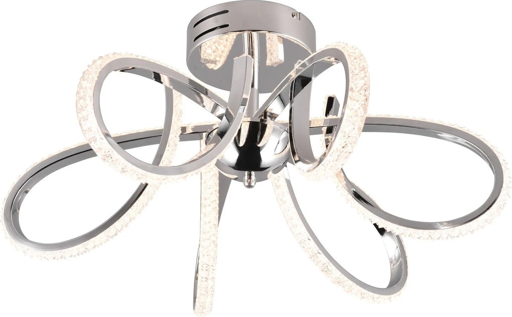 XXXLutz STROPNÍ LED SVÍTIDLO, 57/57/28 cm Ambiente - Stropní svítidla - 0040240049