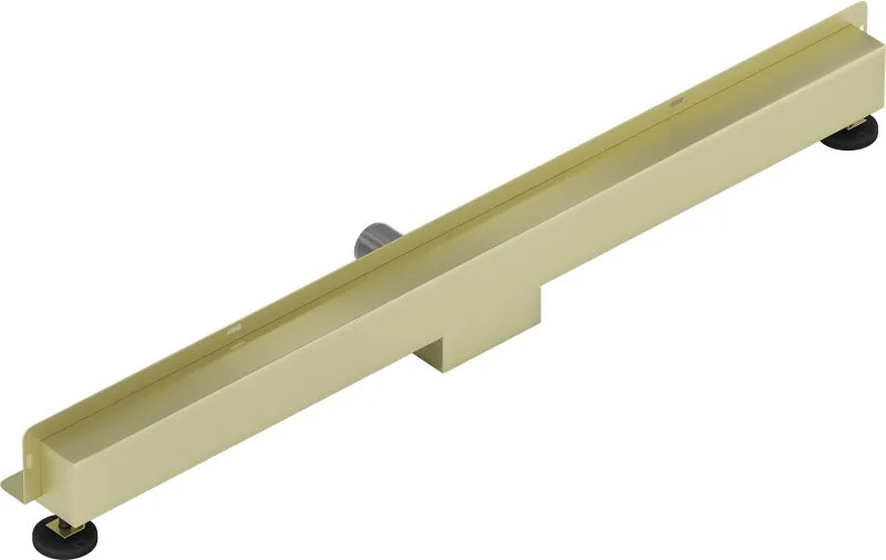 Mexen Flat Wall nástěnný liniový odtok 2v1 100 cm, zlato kartáčované - 1A30100