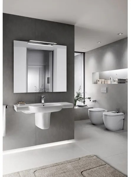 Roca A357247000 - Stojící bidet MERIDIAN keramika/bílá