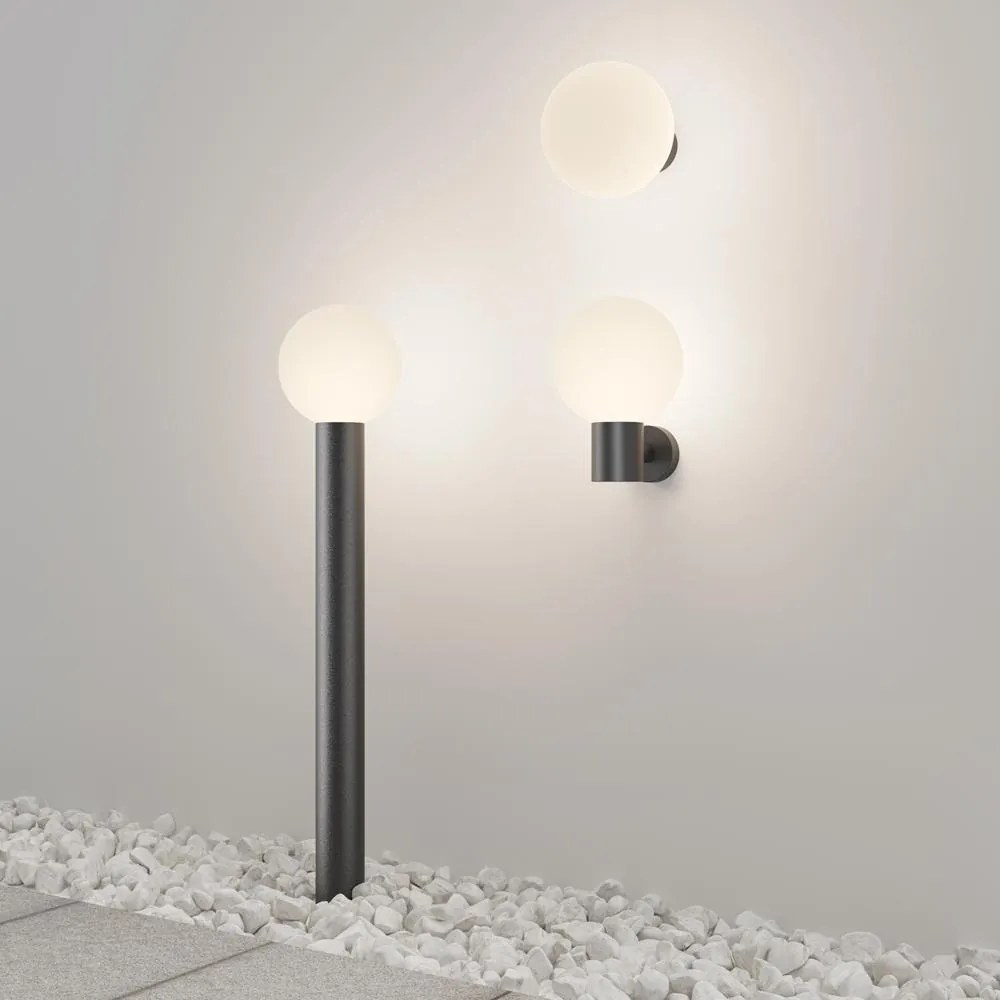 M O598FL-01B Venkovní stojací svítidlo Bold E27 60W černý hliník IP54 - MAYTONI