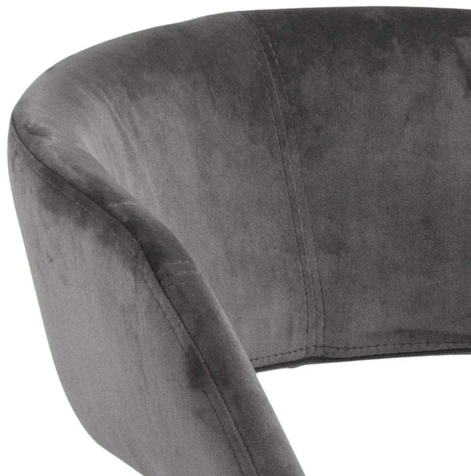 Designová kancelářská židle Natania tmavě šedá