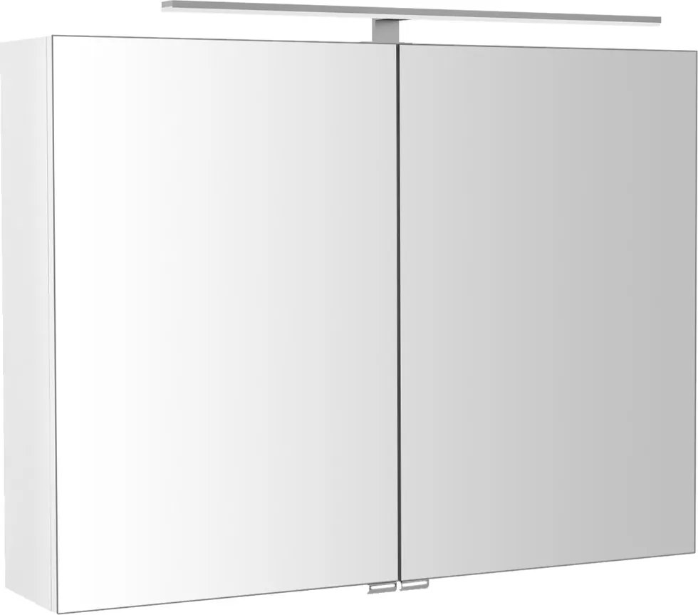 Sapho Sapho, RIWA galerka s LED osvětlením, 81x60x17cm, bílá lesk, RIW080-0030
