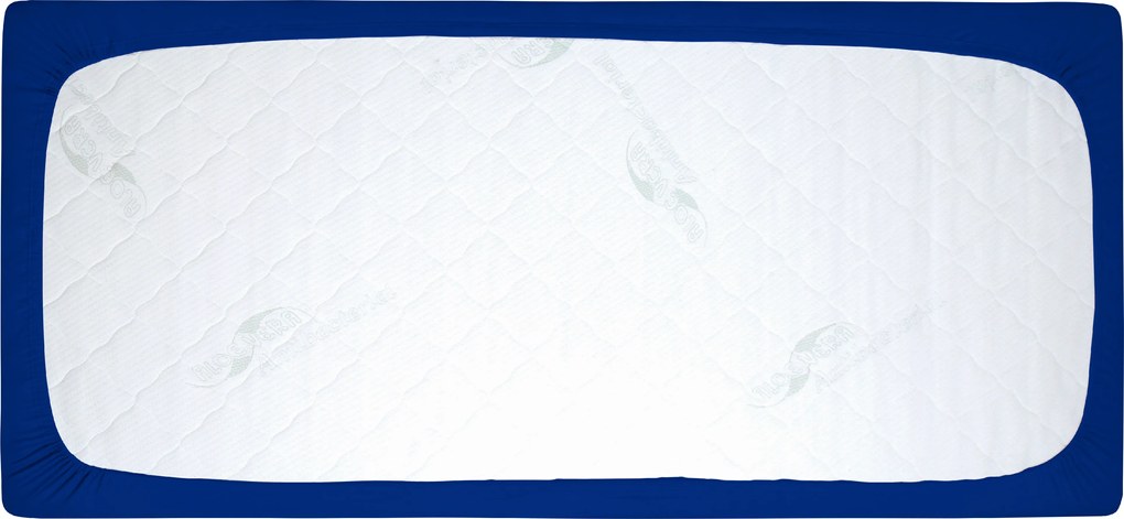 Jersey prostěradlo královské modré na výšku matrace do 20 cm Velikost: 100 x 200