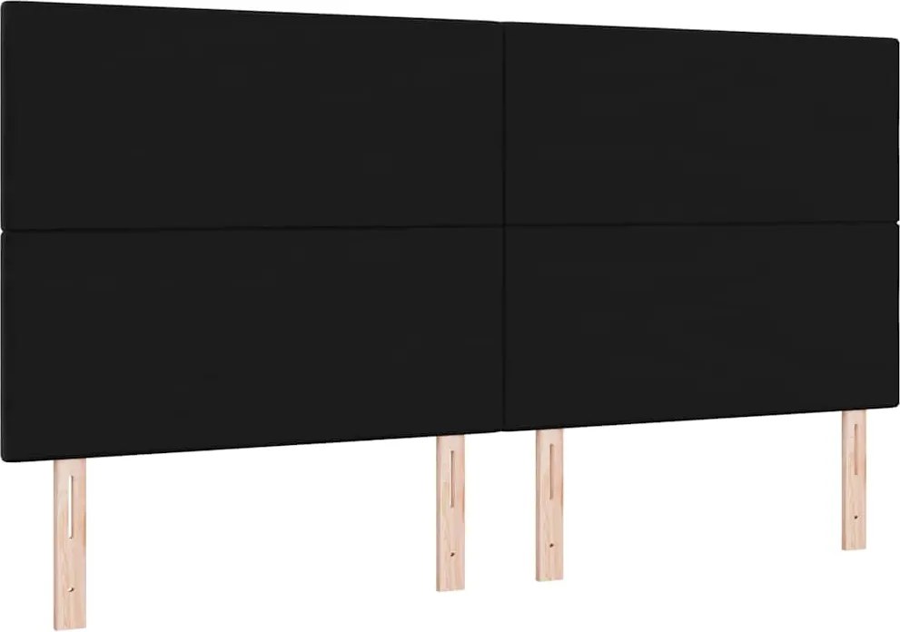 Čelo postele Černý 200 cm samet 3337869