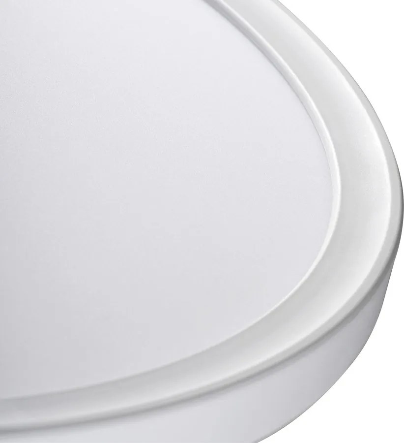 KANLUX KANLUX, AZPO stropní LED svítilna, průměr 420mm, 22W, 3000/4000/6000K, IP54, bílá, 31516