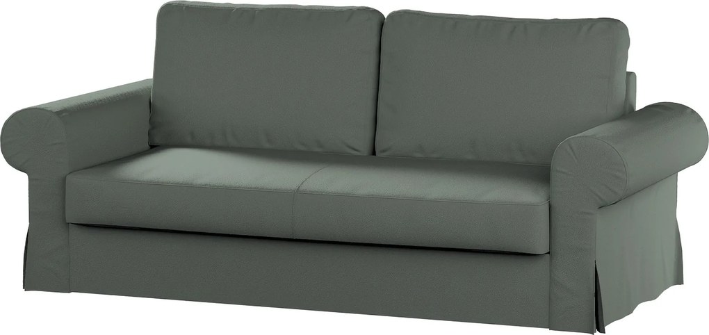 Potah na pohovku IKEA Backabro, 3-místná, rozkládací barva zelená látka pletený vzor