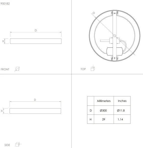 Eglo 900182 - LED Stropní svítidlo FUEVA LED/20,5W/230V pr. 28,5 cm