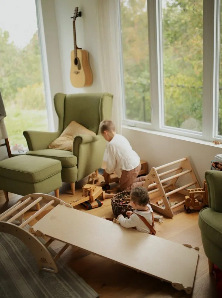 Montessori piklerový houpací lezecký oblouk / houpačka